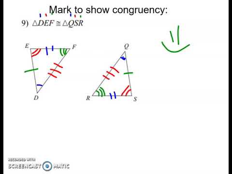 2.1 Congruency Statement Examples - YouTube