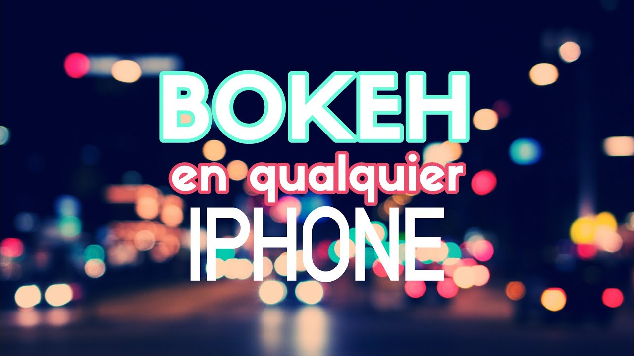 efecto bokeh iphone 7 - YouTube