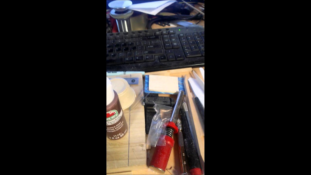 DIY cheap lightweight balsa filler putty - YouTube