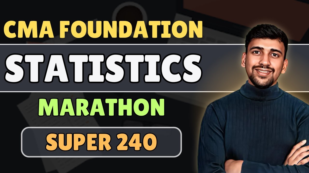 CMA Foundation Statistics Marathon Announcement - YouTube