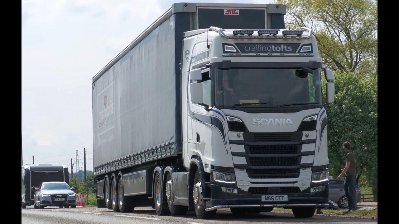 SCANIA 660S V8 - crailingtofts - YouTube