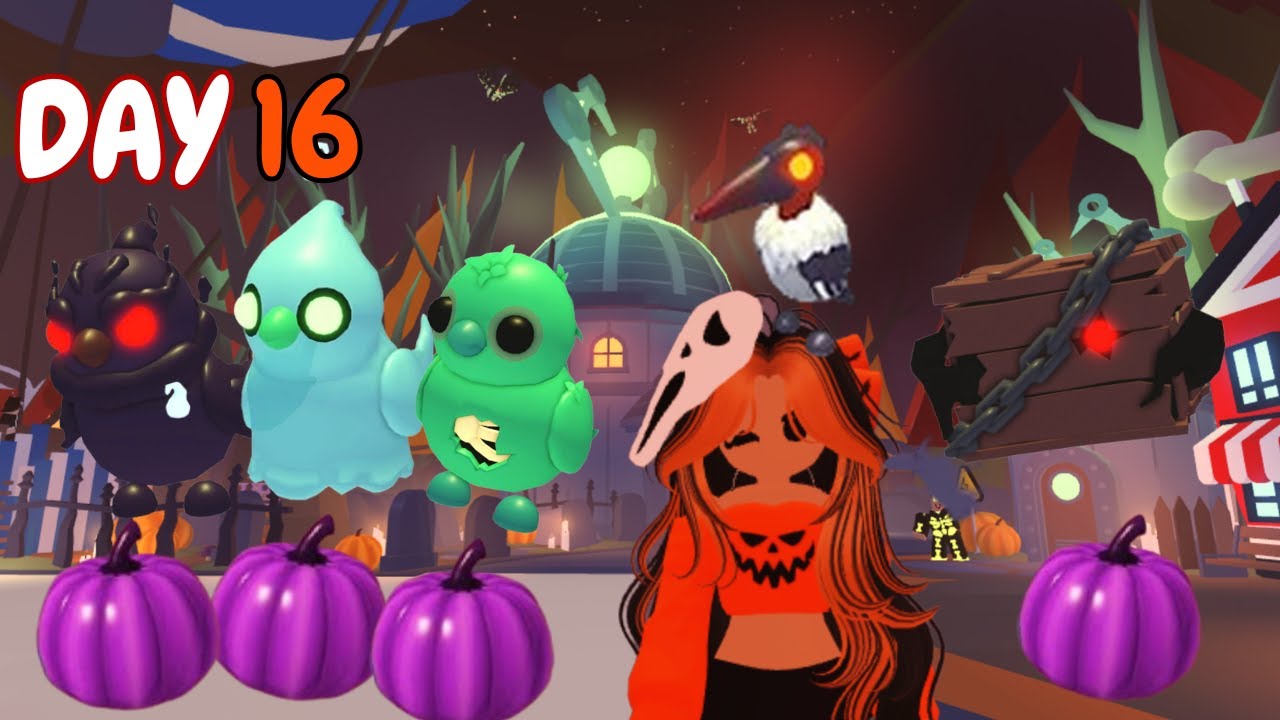 Adopt me! l 40 Purple Pumkins l Day 16 - YouTube