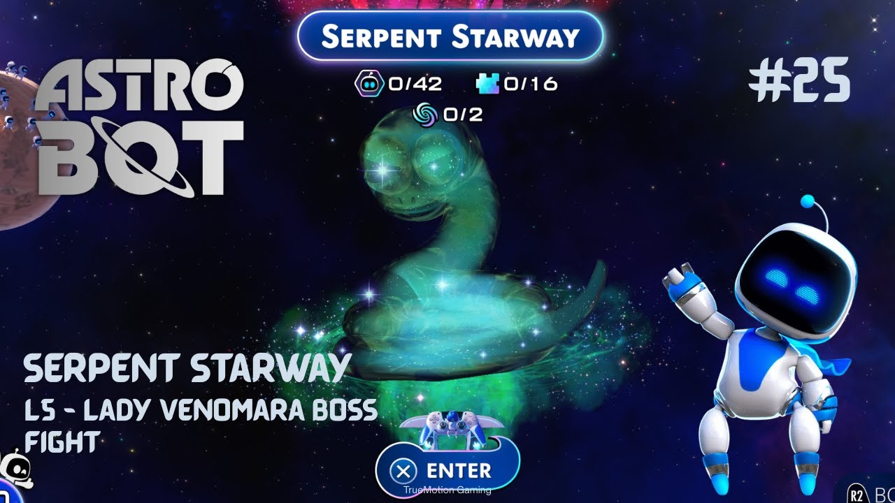 Astro Bot lady Venomara Boss Fight – 100% Collectibles (No Commentary ...