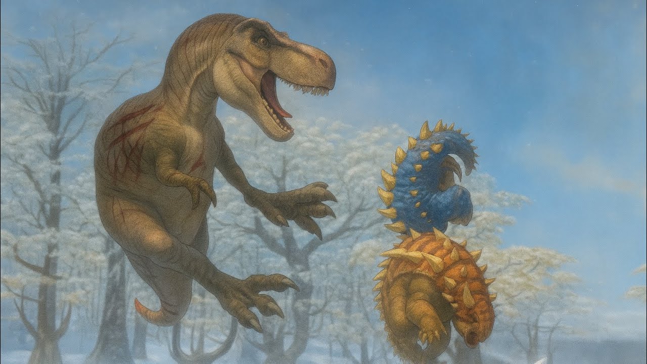 Dinosaurs Battle World Championship GD3 Talarurus vs Tarbosaurus sound ...