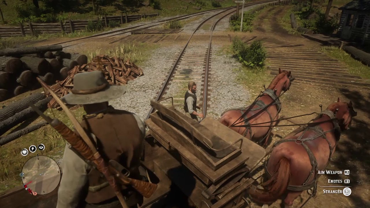 Red Dead Redemption 2 Wagon Acrobats - YouTube