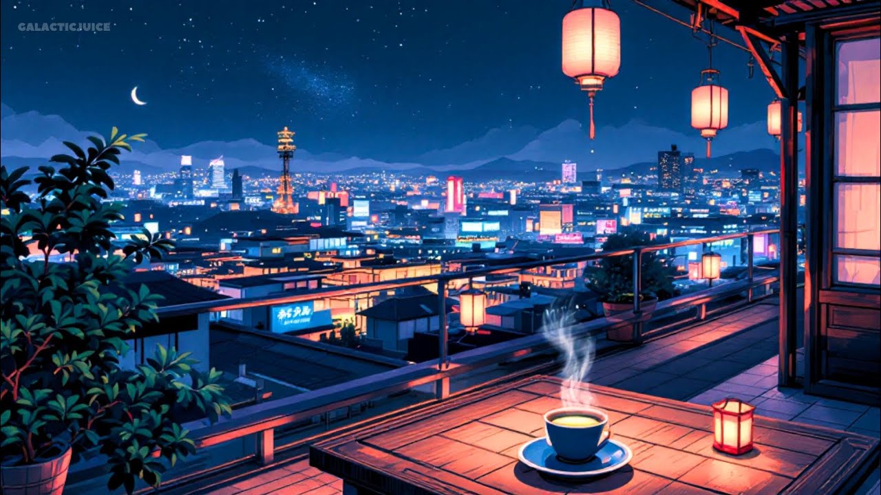 Midnight Rooftop Chill 🌙 Chill Japanese-Inspired Lo-Fi Beats to Relax ...