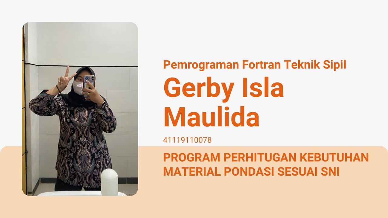 TUGAS BESAR 1 | ILMU DASAR KOMPUTER & PEMROGRAMAN | GERBY ISLA MAULIDA 41119110078 - YouTube