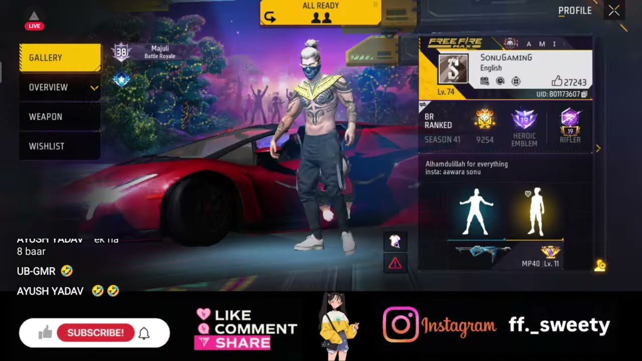 FREE FIRE LIVE STREAM | SWEETY || FF GIRL 🎯🔥#Gyangaming #ff - YouTube