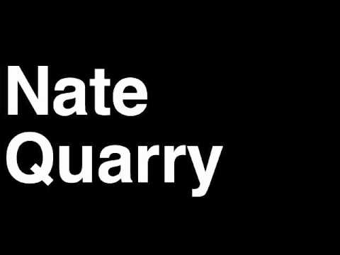 How to Pronounce Nate Quarry Middleweight Fighter UFC MMA TKO KO Knock ...