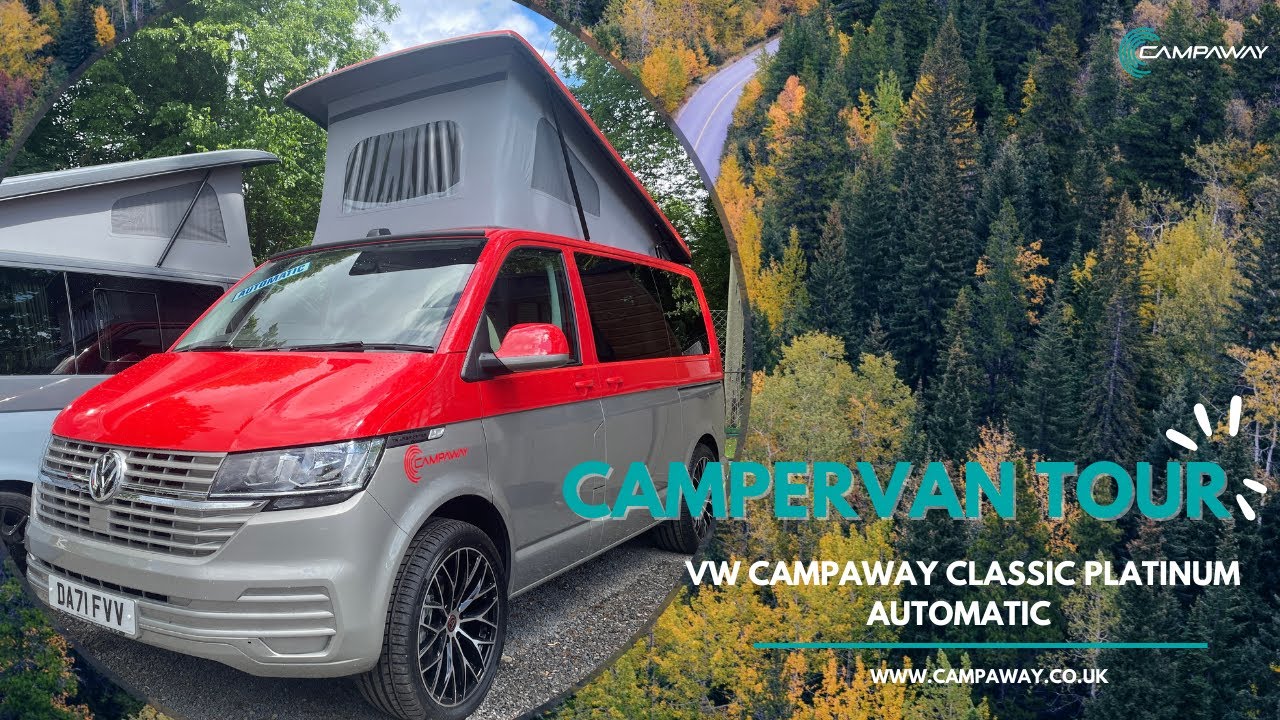 AUTOMATIC VW CAMPER FOR SALE (CLASSIC PLATINUM) BY CAMPAWAY - YouTube