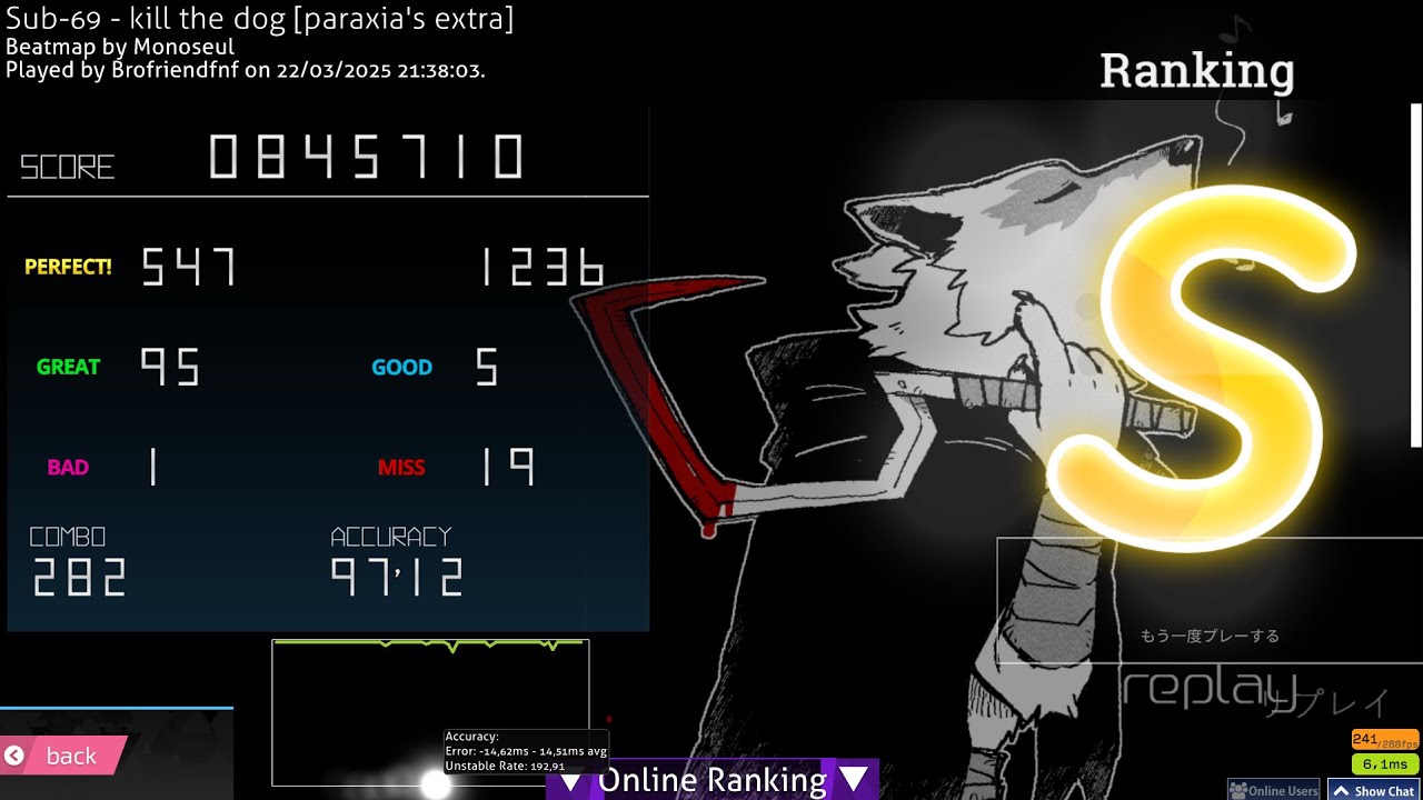 Kill the dog (5 Star Diff) 97% - YouTube