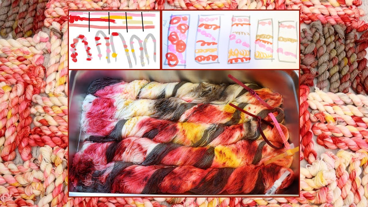 Designing a Yarn Fade Set in One Pan before Dyeing The Colors ...