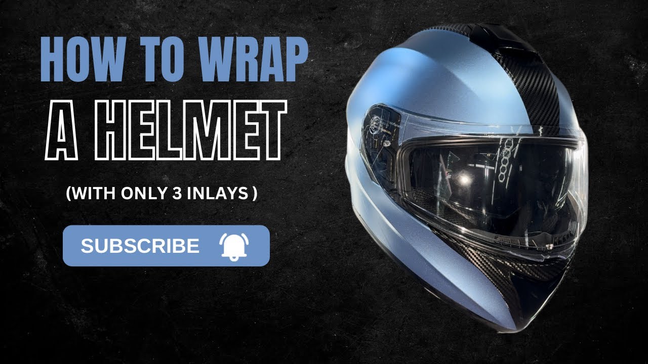 Wrap Your Helmet the Easy Way – Only 3 Vinyl Pieces! - YouTube