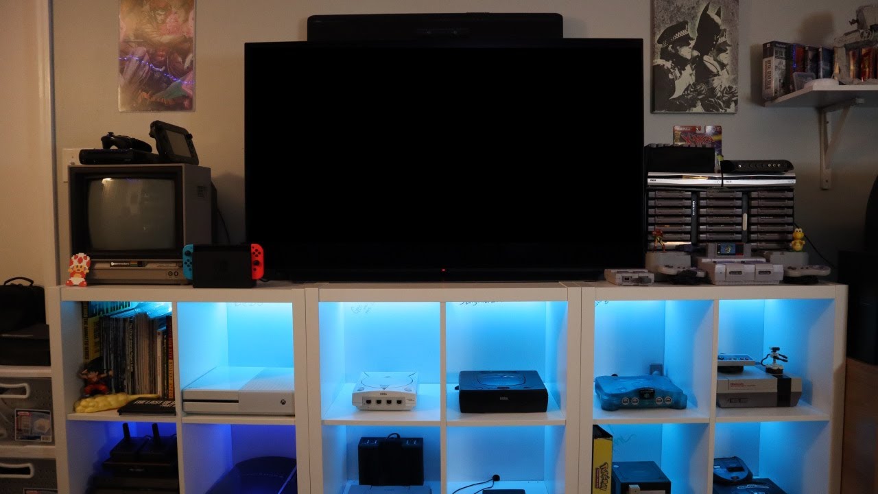 * NEW * Game Room Tour & Setup (1000 Games, Consoles, Mini Arcade, and ...