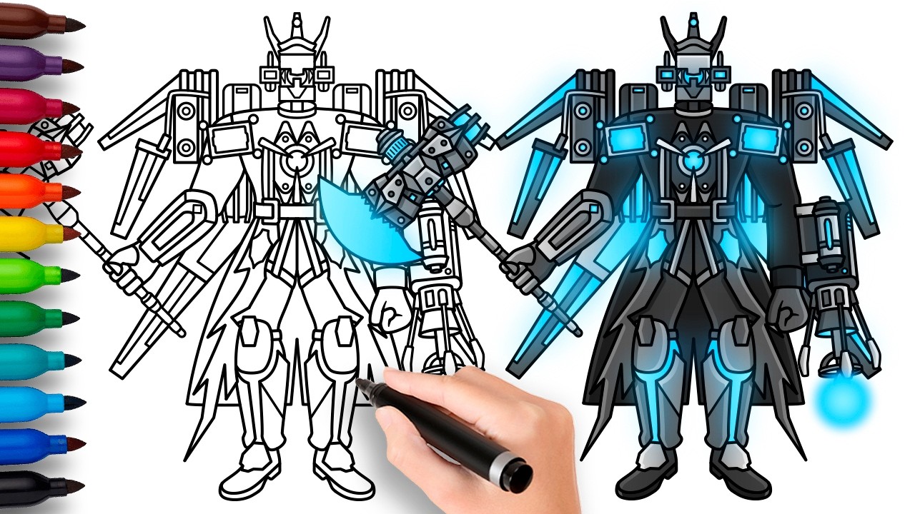 HOW TO DRAW ARMADA UPGRADED TITAN CAMERAMAN | Skibidi Toilet Fanmade ...