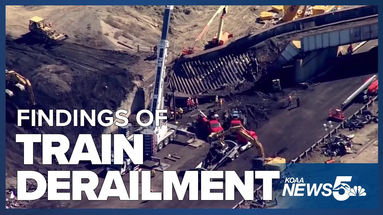 NTSB releases findings on 2023 deadly I-25 train derailment - YouTube