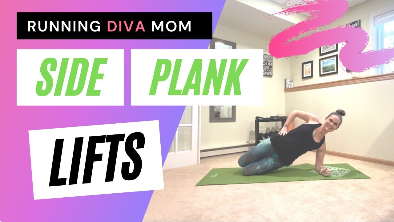 SIDE PLANK LIFTS | How to do a side plank | Modified side plank ...