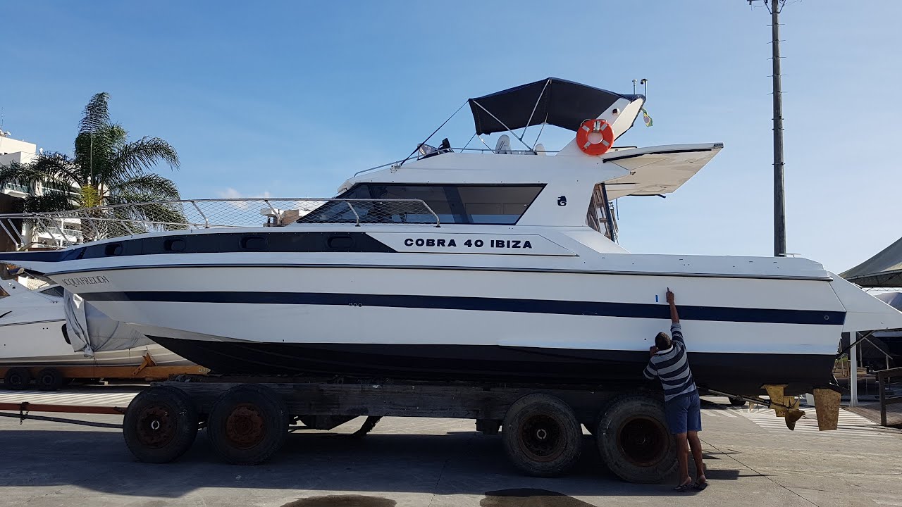 Teste de Mar com Cobra Ibiza 40 ano 1994 - YouTube
