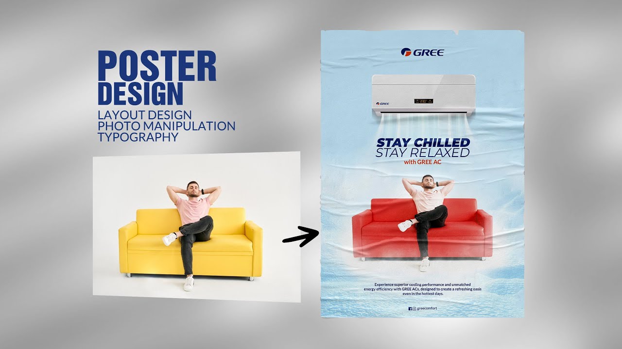 Poster Design in Photoshop | Modeling Poster design | Summer Vibes ...