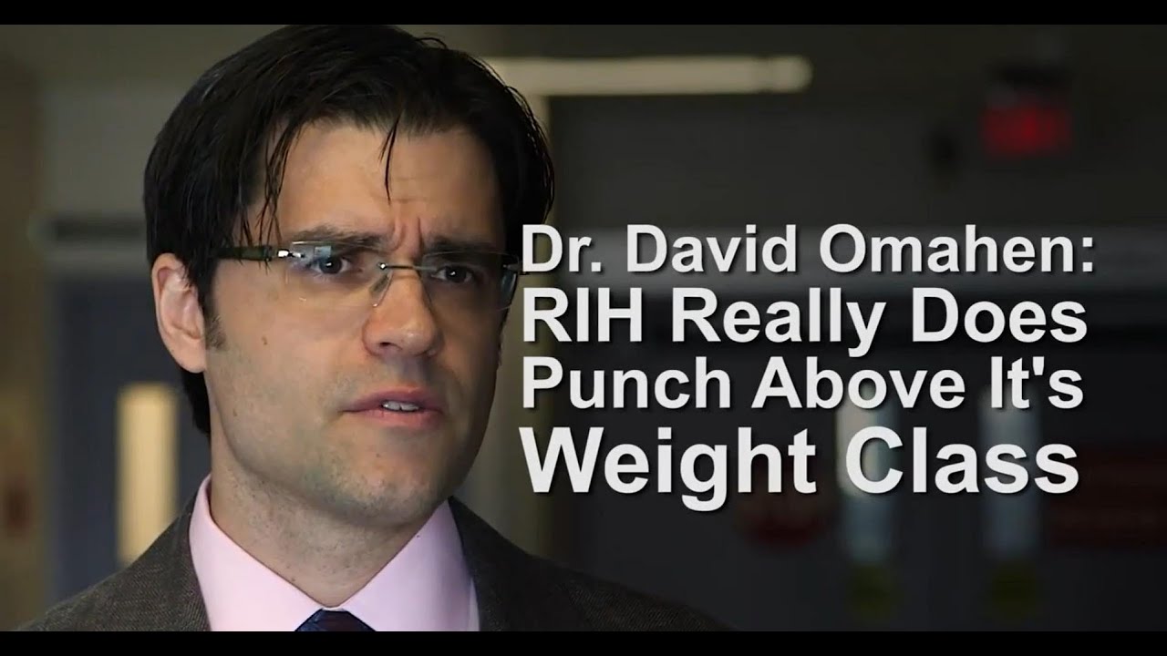 Dr David Omahen - RIH Really Does Punch Above Its Weight Class - YouTube