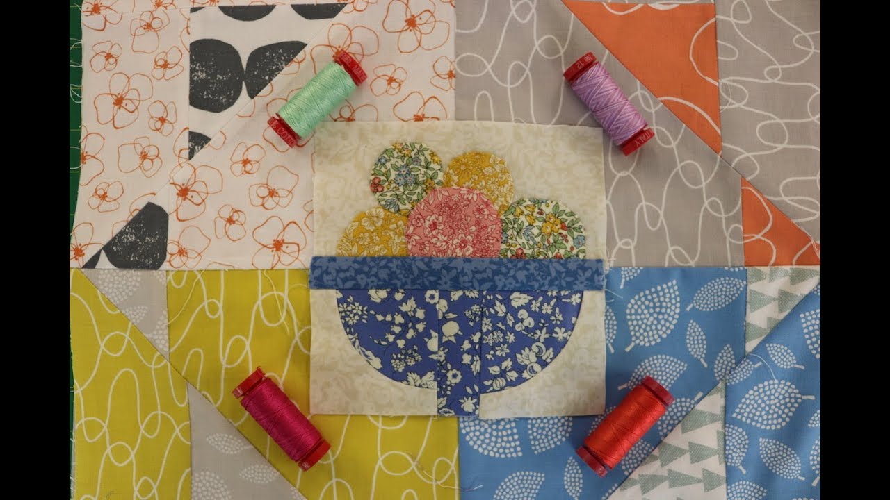 The Splendid Sampler 2 sew-along with Jenni Smith: Fruit Bowl - YouTube