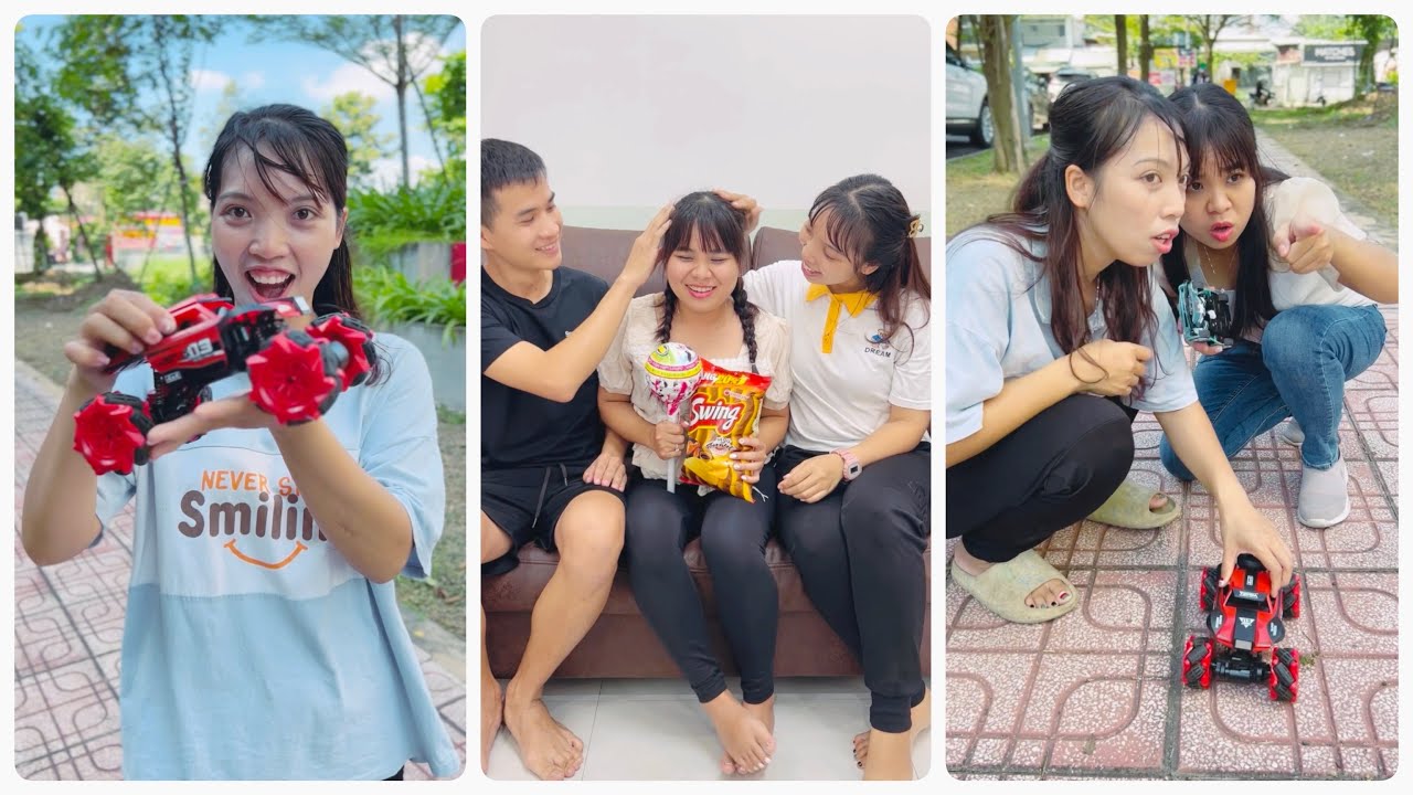 SH - Noob Car vs Pro Car vs Hacker Car 🚗🤣🚘 Su Hao Linh Nhi #shorts by ...