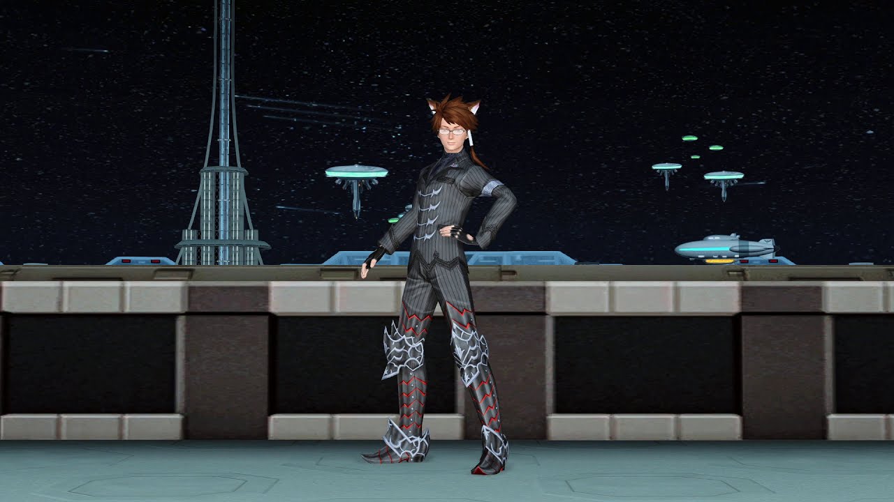 PSO2 Emotes - 555: Victory Pose 4 - YouTube