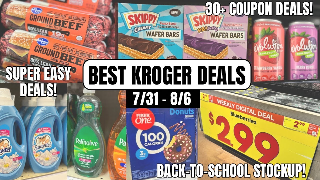 BEST KROGER DEALS | 30+ EASY DEALS | SAVE MONEY ON GROCERIES ...