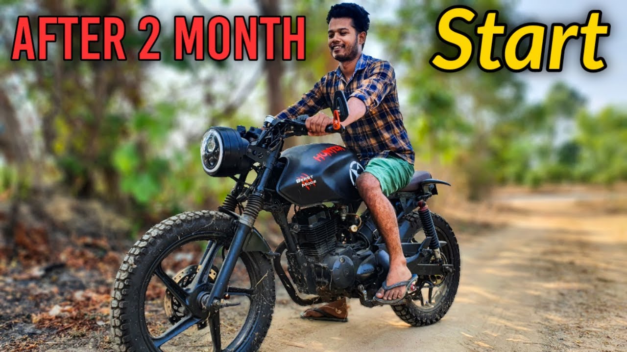 CBZ Extreme Modified Cafe Racer | After 2 Month Start My Hunter - YouTube