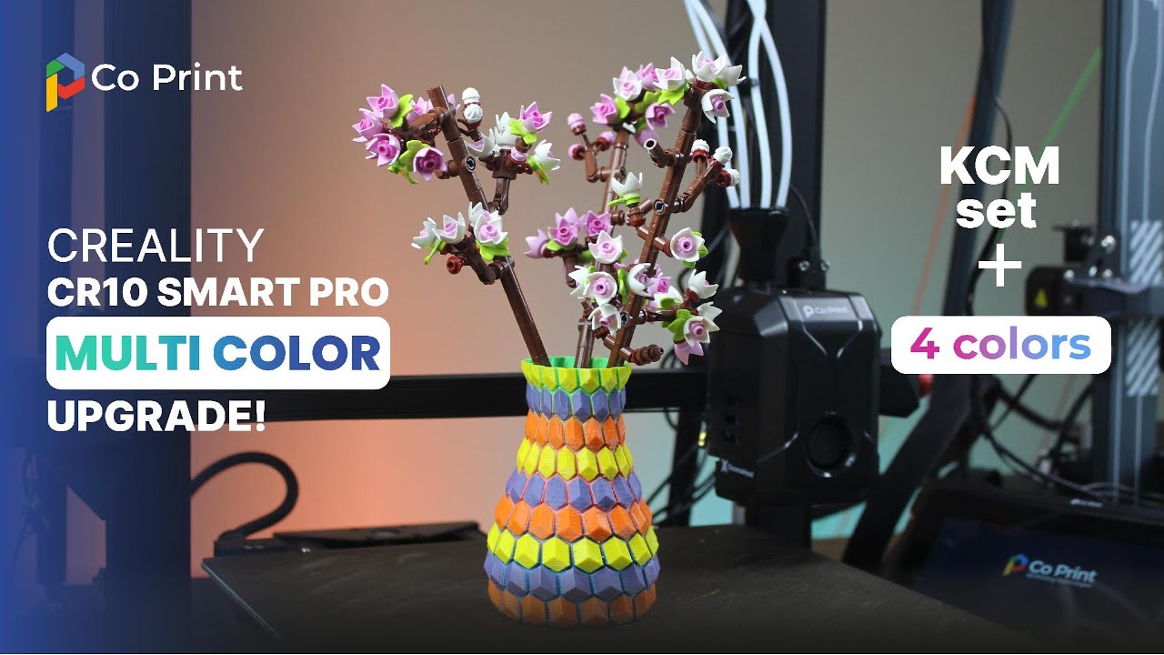 Upgrade Creality CR10 Smart Pro for 4-Colors Printing! | Co Print ...