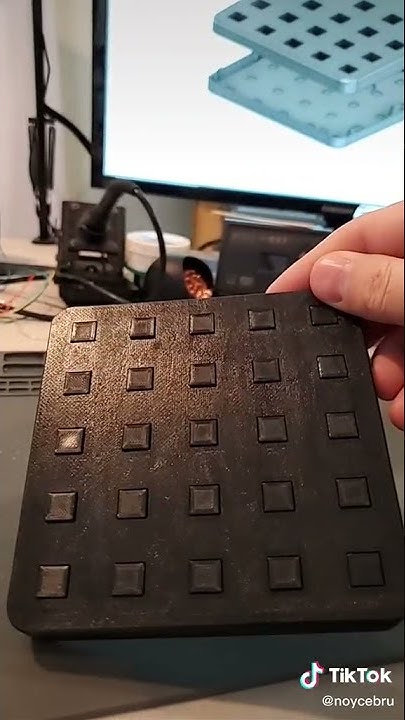 3d printed button matrix midi controller #arduino #shorts - YouTube