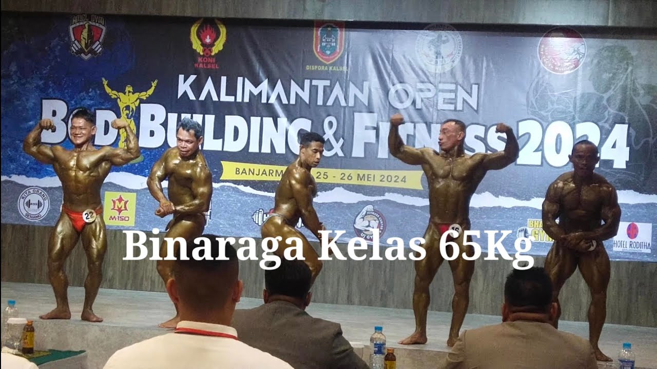 Kalimantan Open Bodybuilding & Fitness 2024 - Binaraga Kelas 65kg - YouTube
