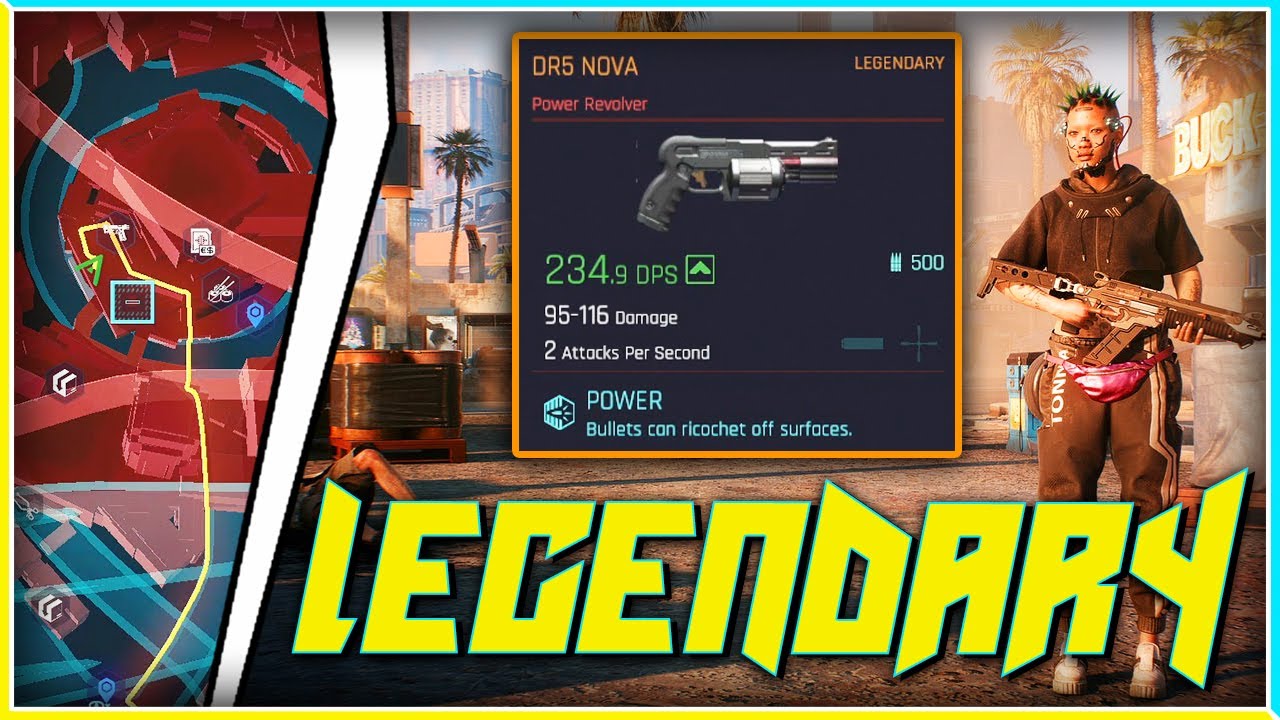 Legendary "DR5 NOVA" Power Revolver | Shop Location Guide - Cyberpunk ...