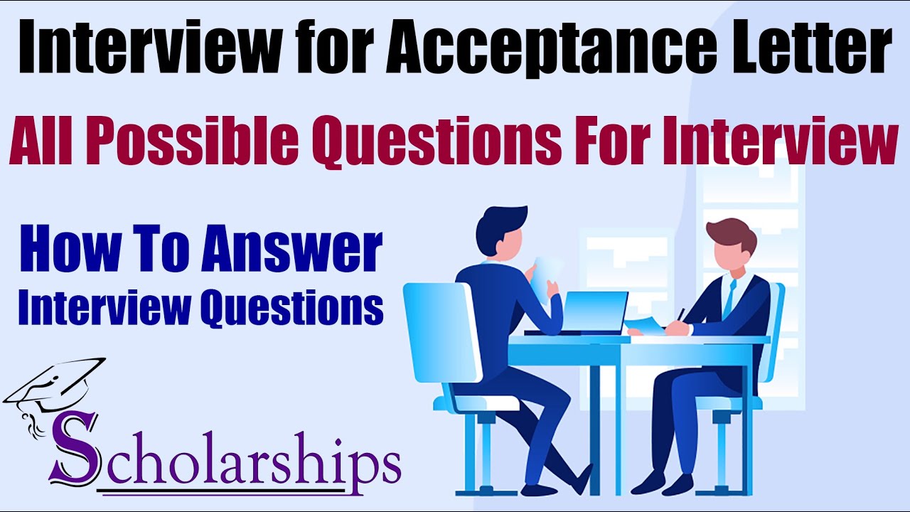 Interview Questions For Acceptance Letter | Professor Interview | How ...
