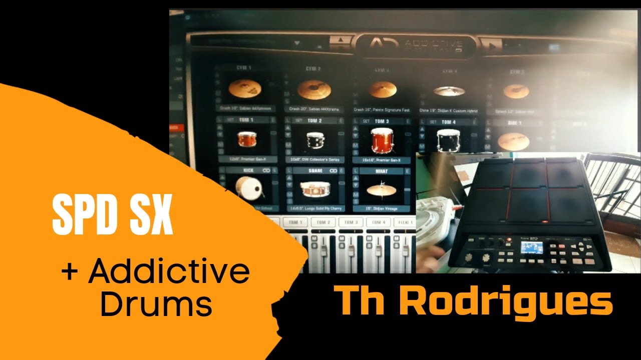 SPD SX MIDI | USB - Addictive Drums - YouTube