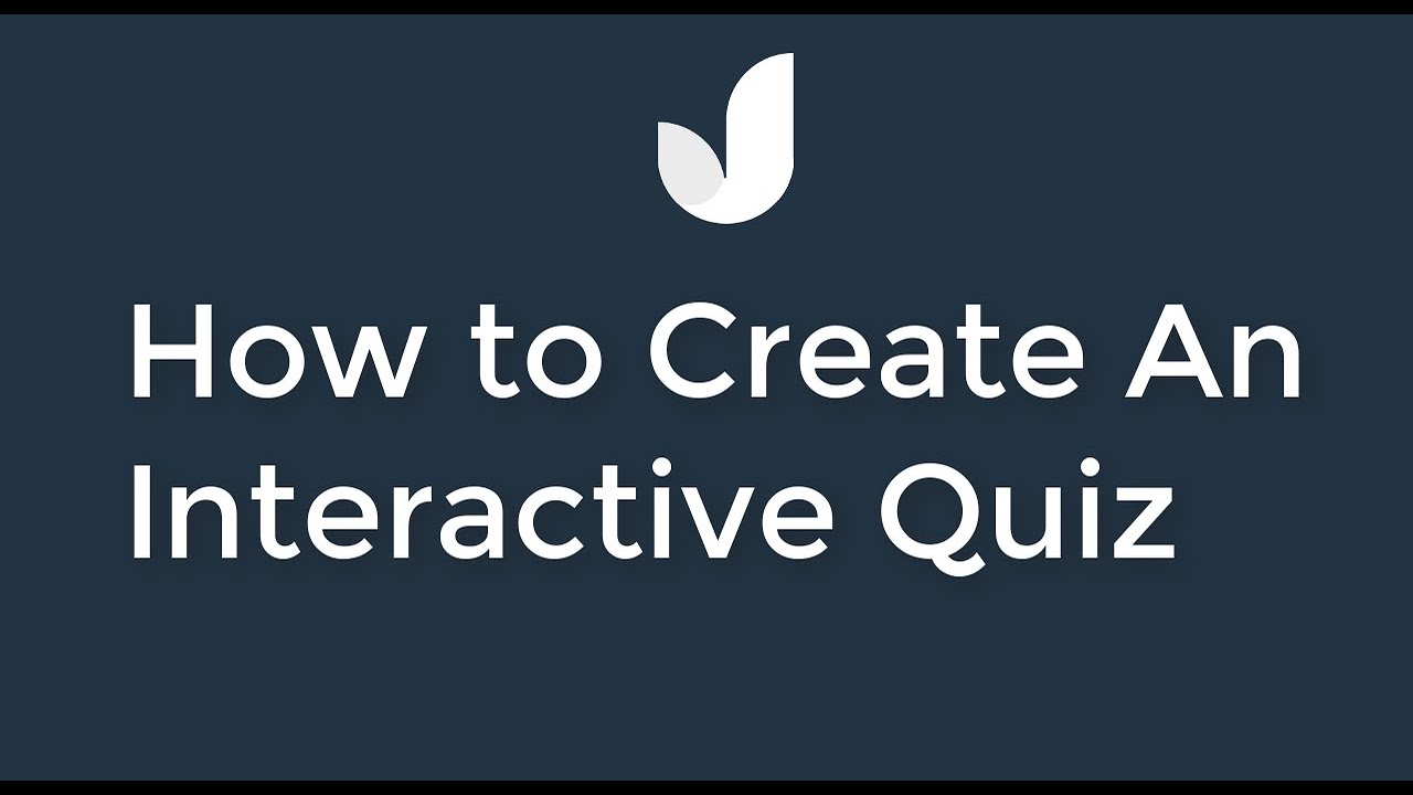 How to Create An Interactive Quiz Online - YouTube