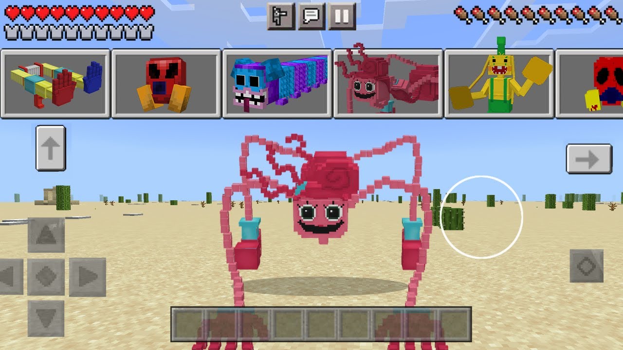 [new update] new animation Poppy Playtime Addon V2 minecraft pe - YouTube