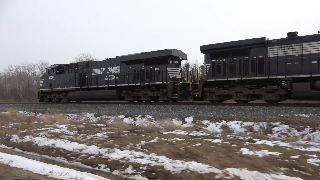 Chasing a Freight Train in 4K Video - YouTube