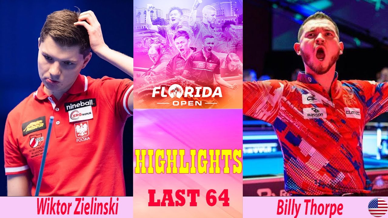 LAST 64 | Wiktor Zielinski vs Billy Thorpe | Florida Open Pool ...