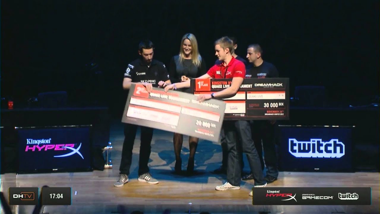 Dreamhack Winter 2012 - Quake Live Award Ceremony - YouTube