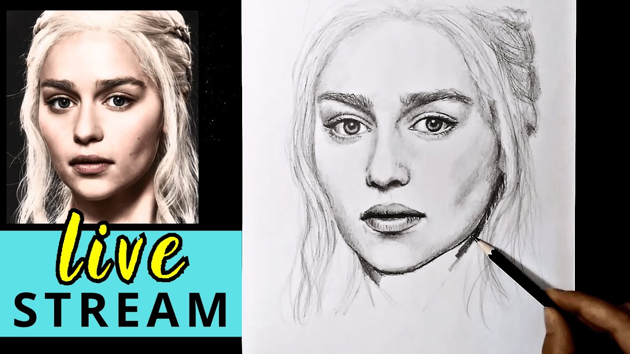 How to Draw a Face Step by Step | Portrait Drawing - YouTube