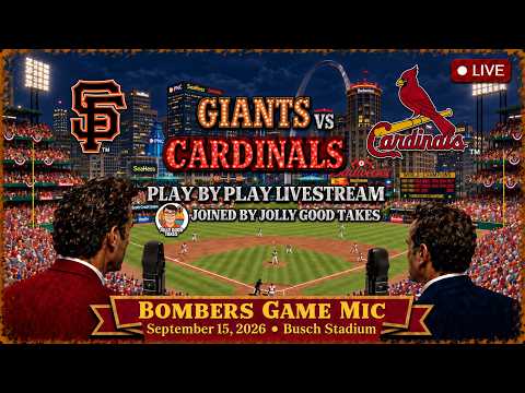 🔴 LIVE Giants vs. Cardinals PALLANTE ON THE HILL!- Play by Play & Reaction | Game 154 of 162