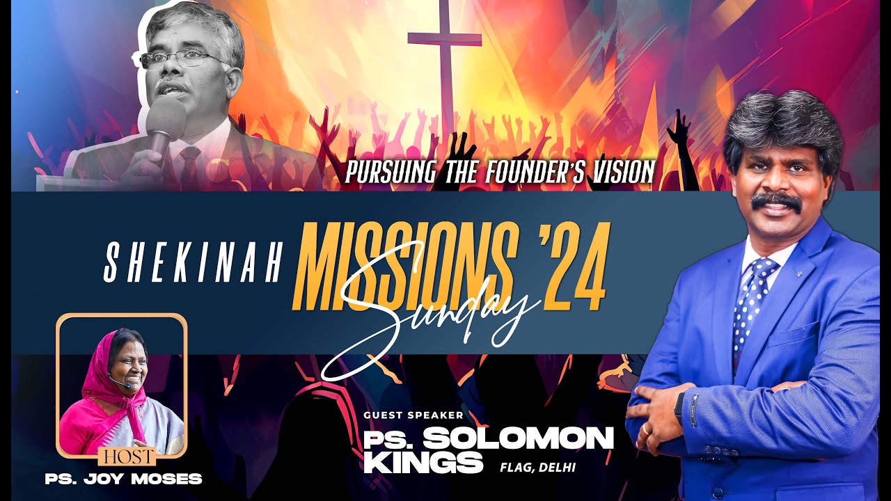 SHEKINAH MISSIONS SUNDAY SERVICE | Ps. SOLOMON KINGS | TAMIL SUNDAY ...