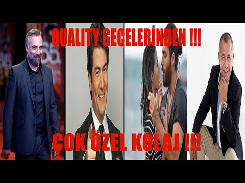 Oktay Kaynarca-Zara-Can Yaman-Bülent Ersoy-Orhan Gencebay ve Quality Ödül töreni