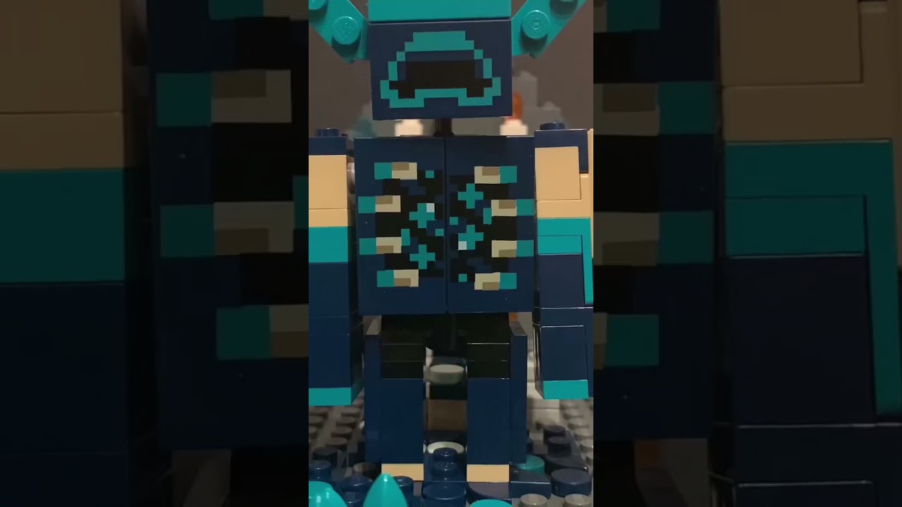 Lego Minecraft stop motion The Warden dance #viral #funny #short #meme ...