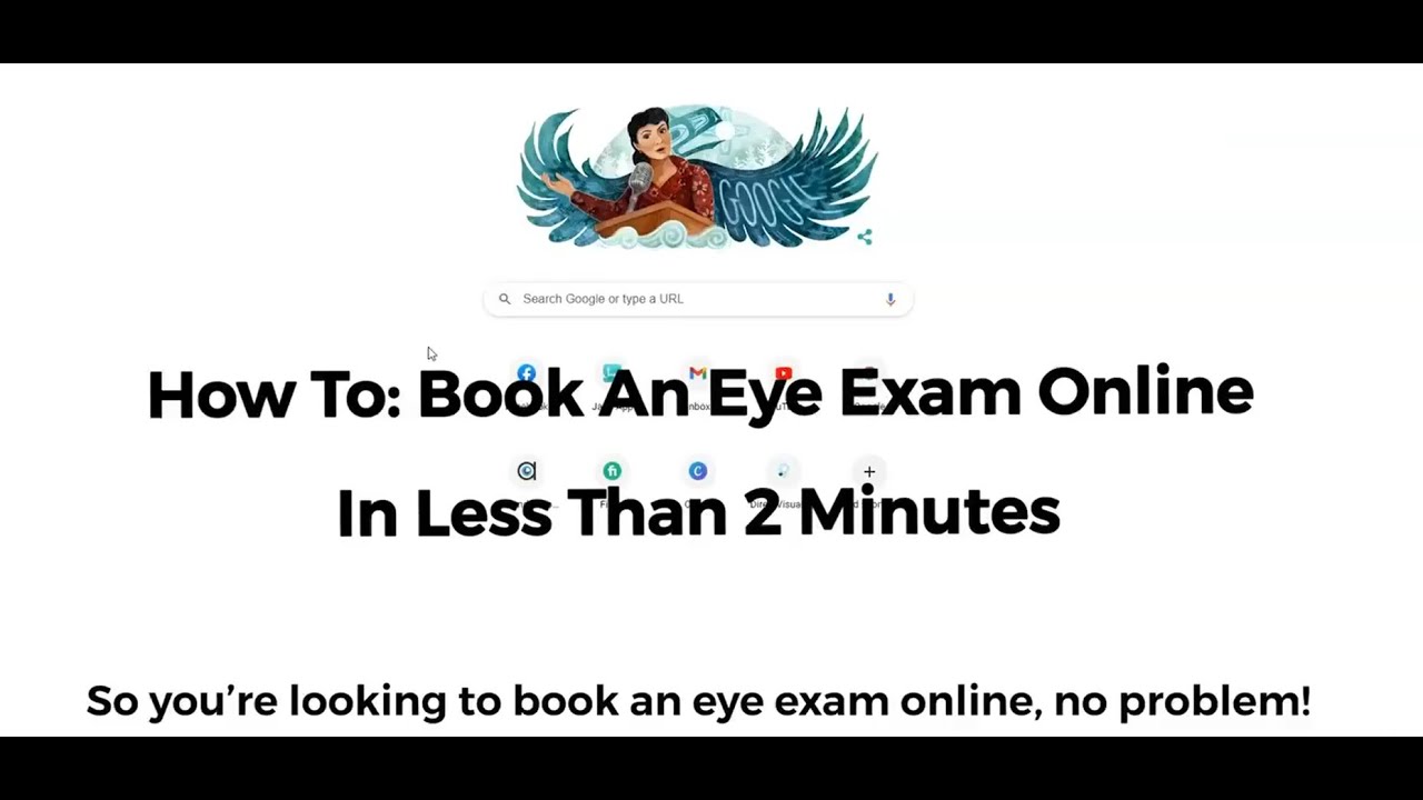 How To Book An Eye Exam Online In Less Than 2 Minutes YouTube How To Book An Eye Exam Online In Less Than 2 Minutes YouTube