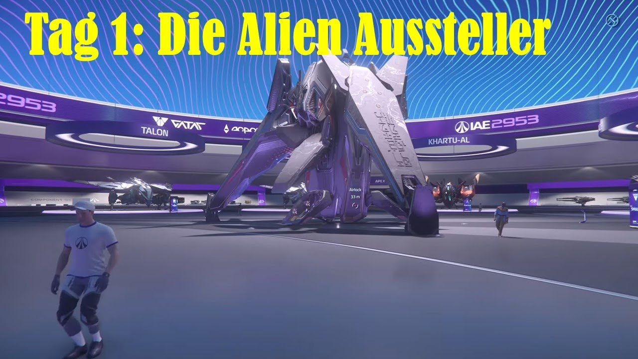 Star Citizen: Tag 1 der IAE 2953 - Die Alien Aussteller mit der Gatac ...