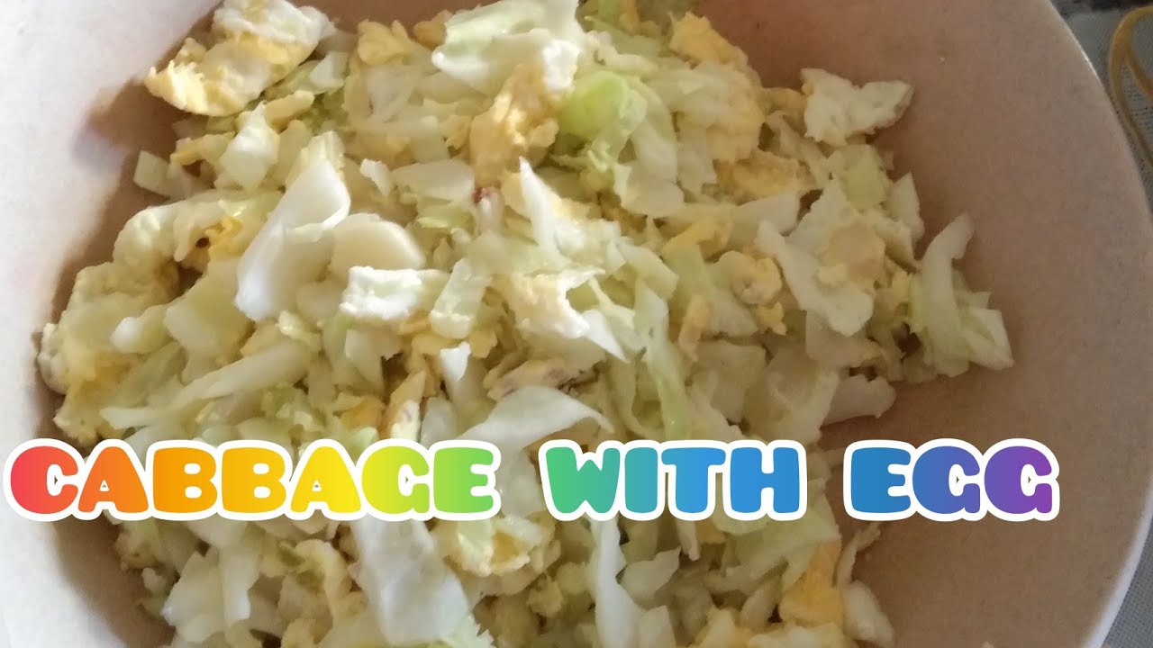CABBAGE WITH EGG | SIMPLENG LUTO | PANLASANG PINOY NI NANAY - YouTube