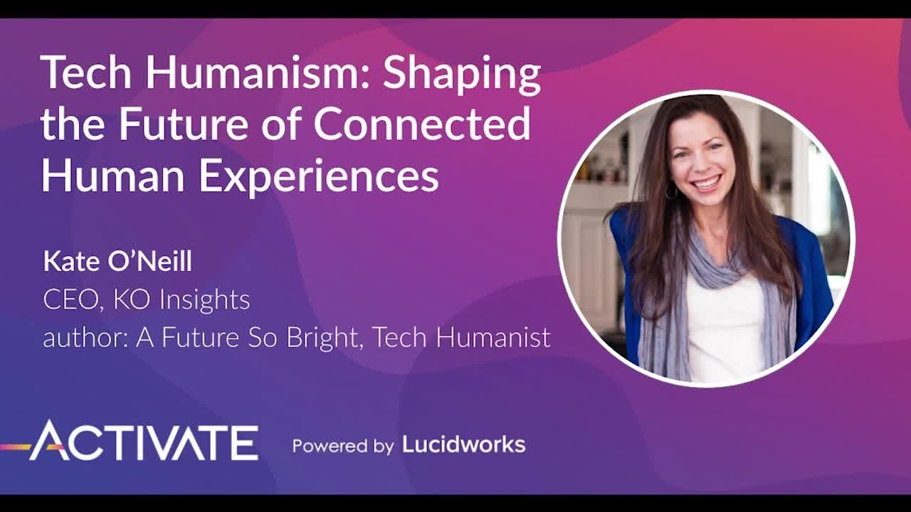 Tech Humanism: Shaping the Future of Connected Human Experiences - YouTube