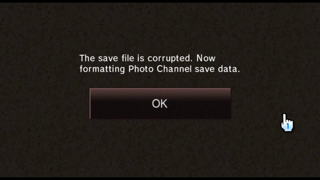 Corrupted Save Data in the Photo Channel + Corrupted SD Card Error ...